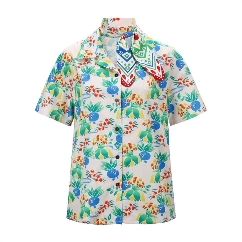 Women Women Concierge Haru T-Shirt Tie Cosplay Costume – VikiDoky