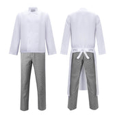 Vikidoky Ratatouille Alfredo Linguini Chef Cosplay Costume for Men ...