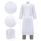 Vikidoky Ratatouille Alfredo Linguini Chef Cosplay Costume for Men ...