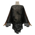 Vikidoky Spider Webs Bats Poncho Halloween Costume – VikiDoky
