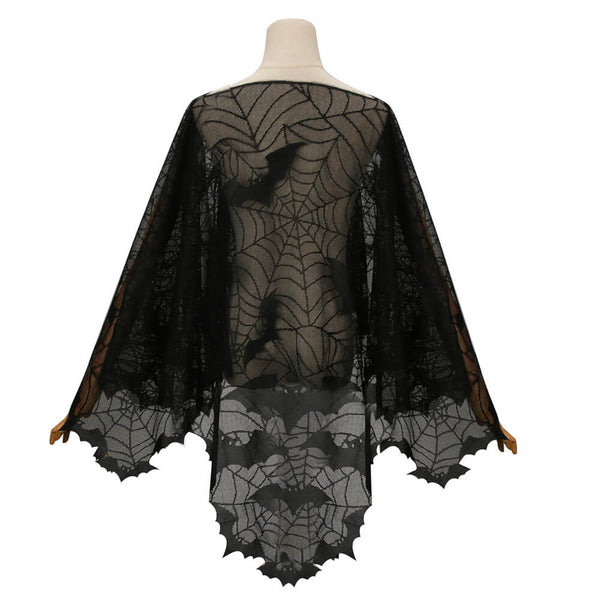 Vikidoky Spider Webs Bats Poncho Halloween Costume – VikiDoky
