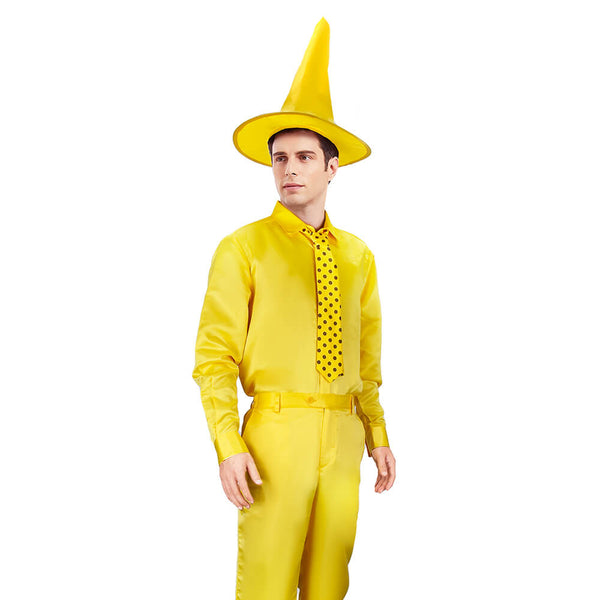 Vikidoky Man with the Yellow Hat Costume Curious George Ted Cosplay ...