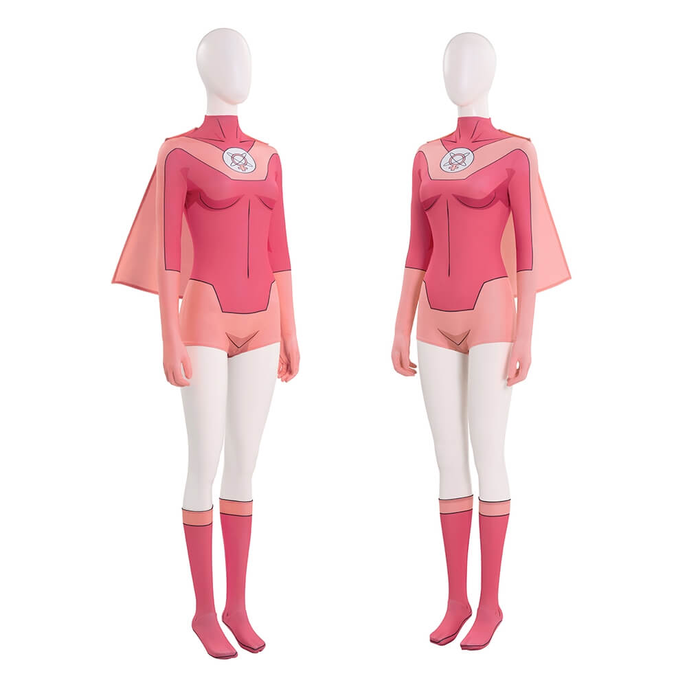 Invincible Atom Eve Cosplay Costume Printed Style Vikidoky VikiDoky Invincible Atom Eve Cosplay Costume Printed Style Vikidoky VikiDoky