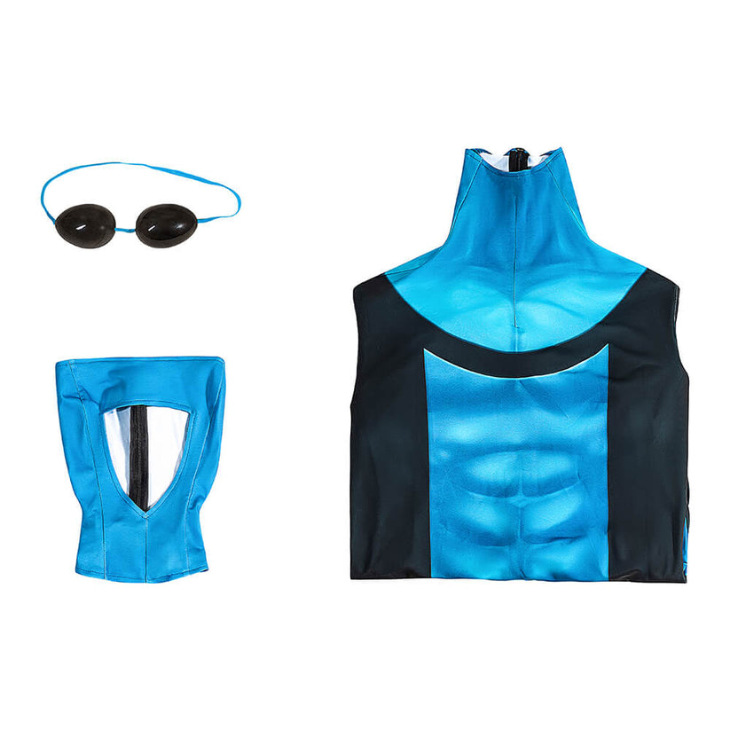 Invincible Season 3 Mark Grayson Cosplay Costume Blue Suit Style ...