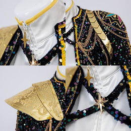 Kpop Demon Hunters Rumi Cosplay Costume Golden Stage Outfits Vikidoky – VikiDoky