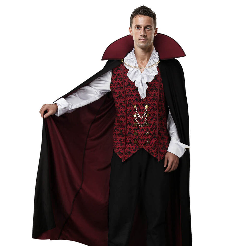 Men's Vampire Uniform Medieval Cosplay Costumes Tops Vikidoky – VikiDoky
