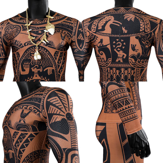 Vikidoky Moana 2 Maui Cosplay Costume Wig – VikiDoky