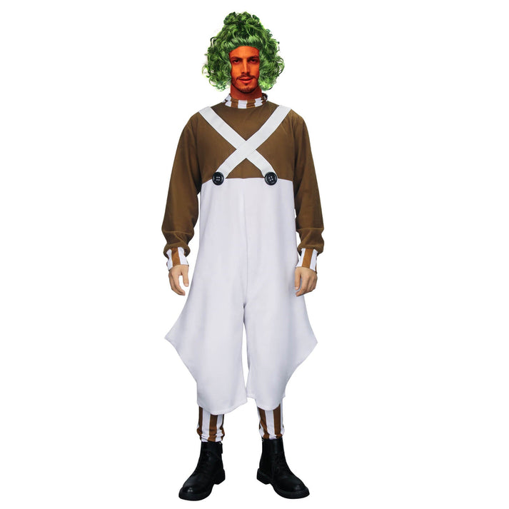 Vikidoky Oompa Loompa Cosplay Costume Charlie and the Chocolate Factory ...