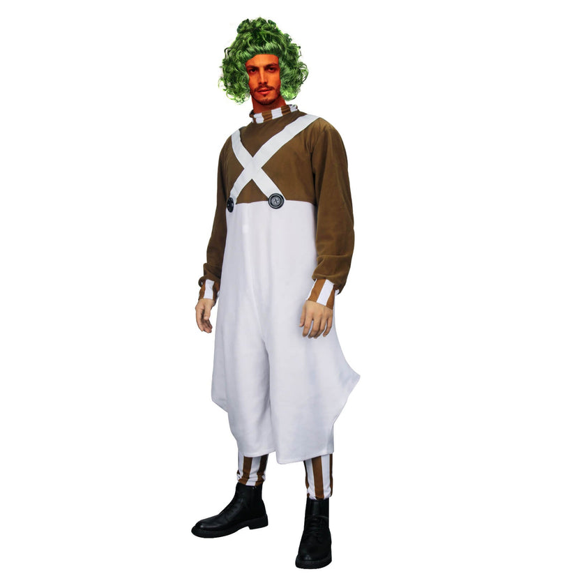 Vikidoky Oompa Loompa Cosplay Costume Charlie and the Chocolate Factory ...