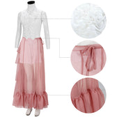 Poor Things Bella Baxter Dance Dress Cosplay Costume Vikidoky (Ready t ...