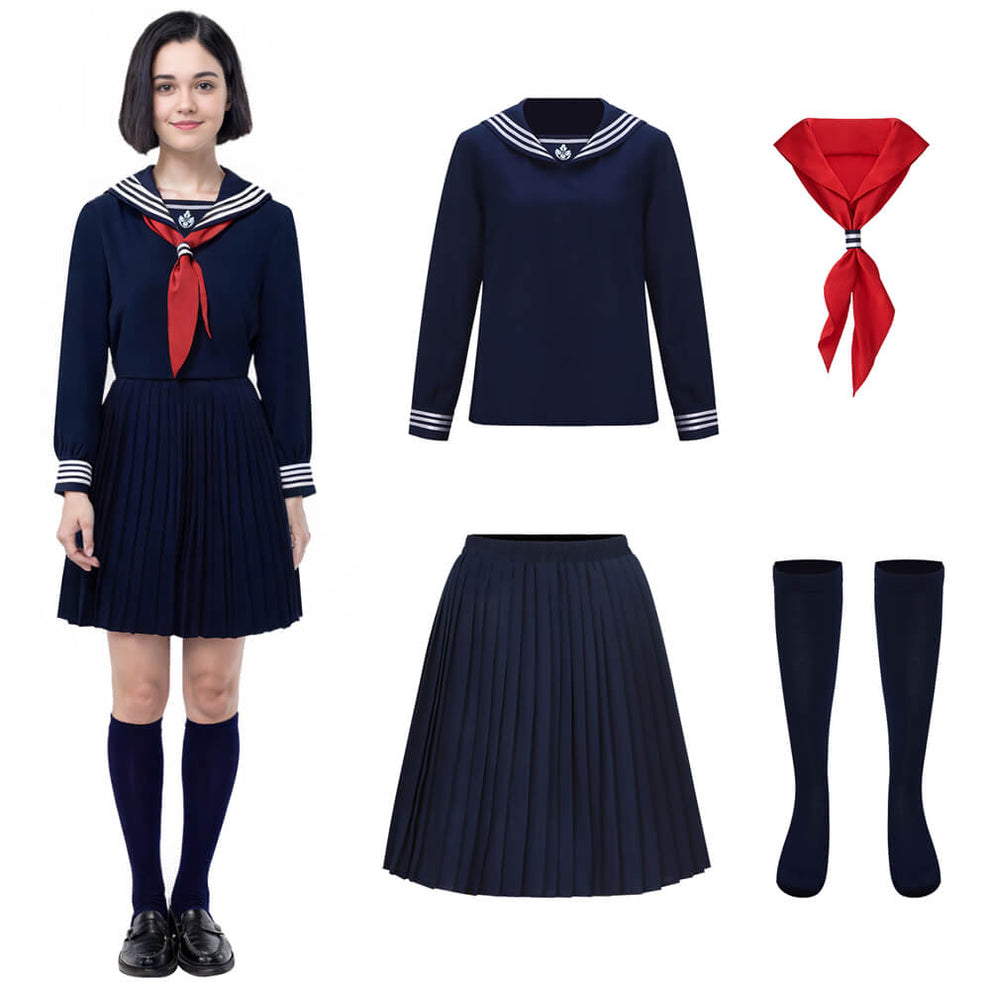 Silent Hill f Hinako Shimizu Cosplay Costume JK School Uniform Vikidoky ...