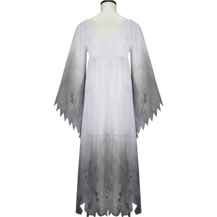 Vikidoky Women's Gossamer Ghost Costume Victorian Dress Halloween ...