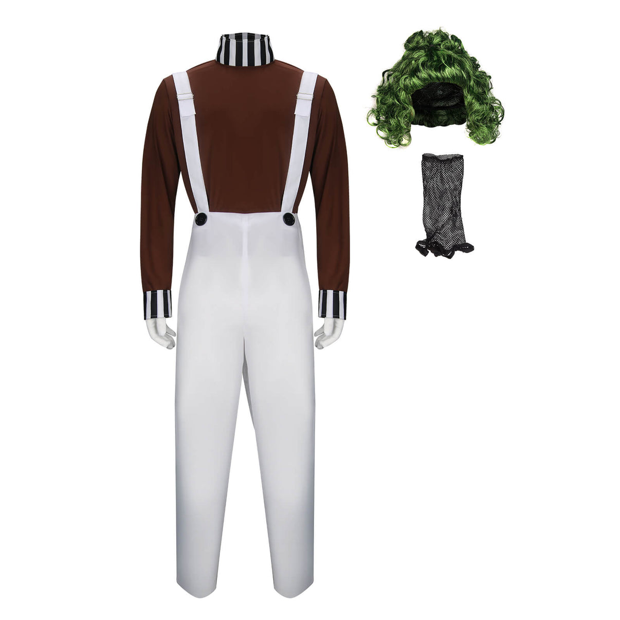 Vikidoky Charlie and the Chocolate Factory Oompa Loompa Cosplay Costume ...